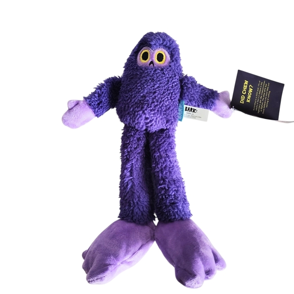 Barkbox | Dog | Bark Box Dog Toy Plush Buddy Bigfoot Nwt Squeaker Med ...